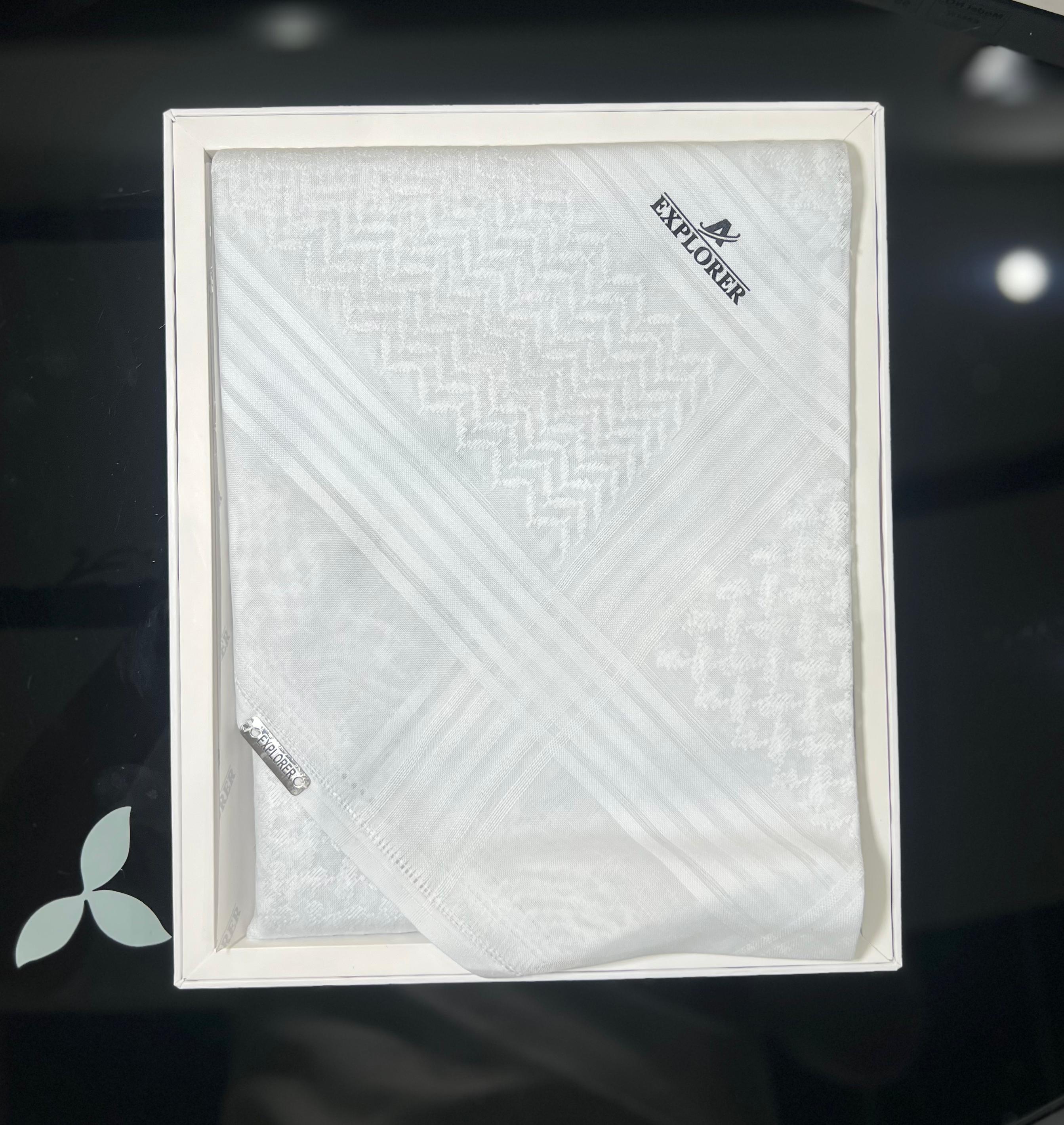 شماغ اكسبلور ابيض – nasfa